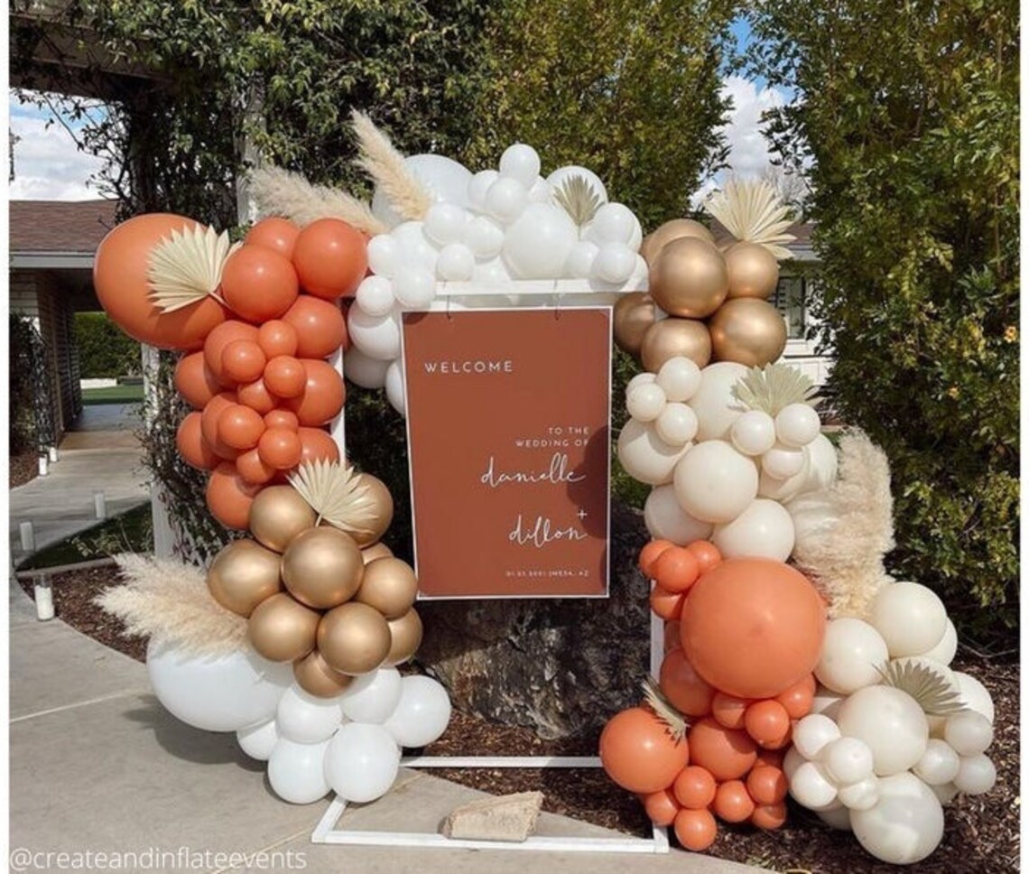 Rustic Boho DIY Balloon Garland Kit Terracotta Burnt Orange | Etsy