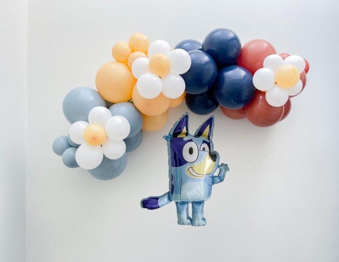 LICENSED Bluey Balloon Garland | Bluey Birthday Deco | Blue Balloon ...