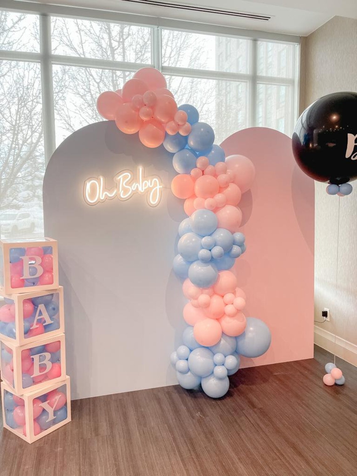 Gender Reveal DIY Balloon Garland Kit | Twinkle Gender Reveal Party ...