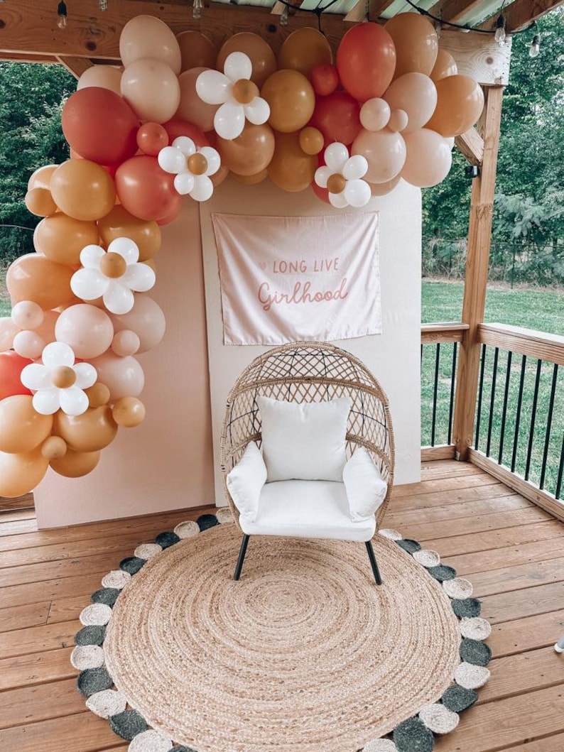 Groovy One Balloon Garland Kit Daisy Balloon Garland - Etsy