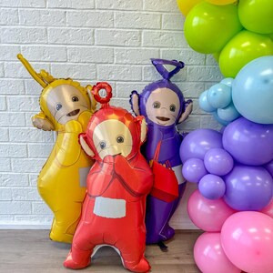 LICENSED Teletubbies Balloon Garland, Dipsy, Tinky-winky, Po, Laa-laa ...