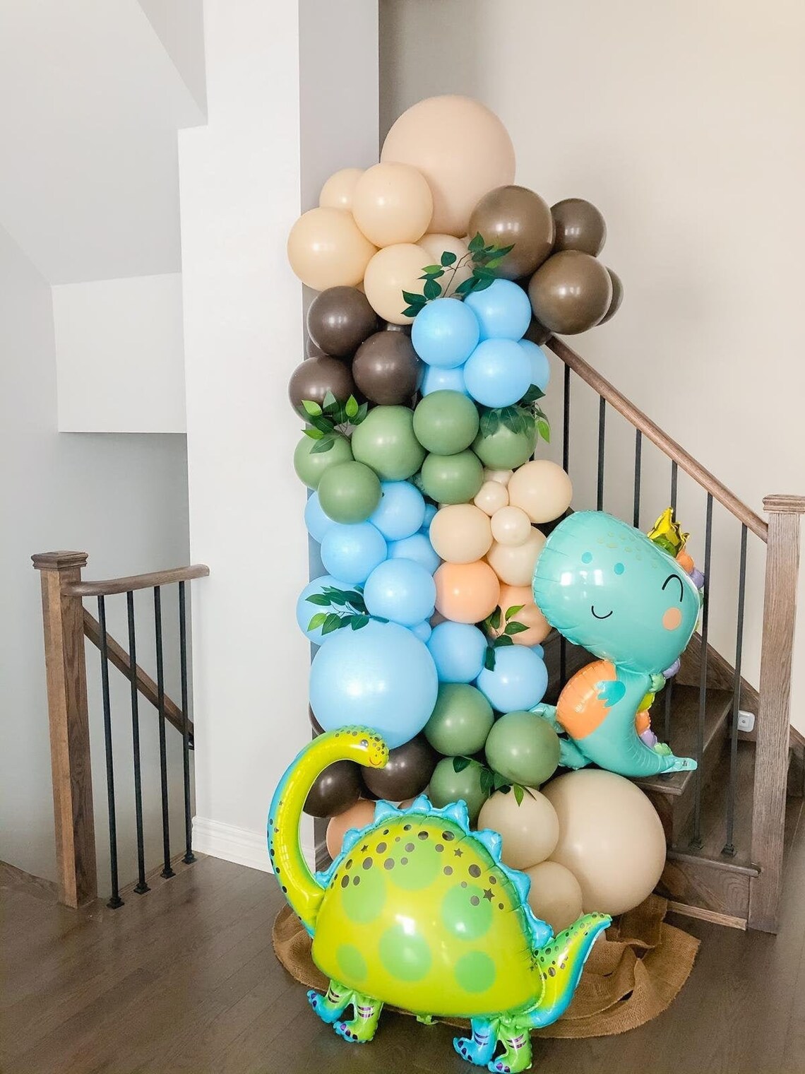 Rawr Boho Dinosaur DIY Balloon Garland Kit Three Rex Balloon - Etsy