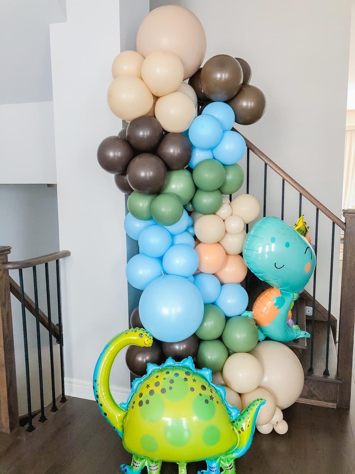 Rawr Boho Dinosaur DIY Balloon Garland Kit Three Rex Balloon - Etsy