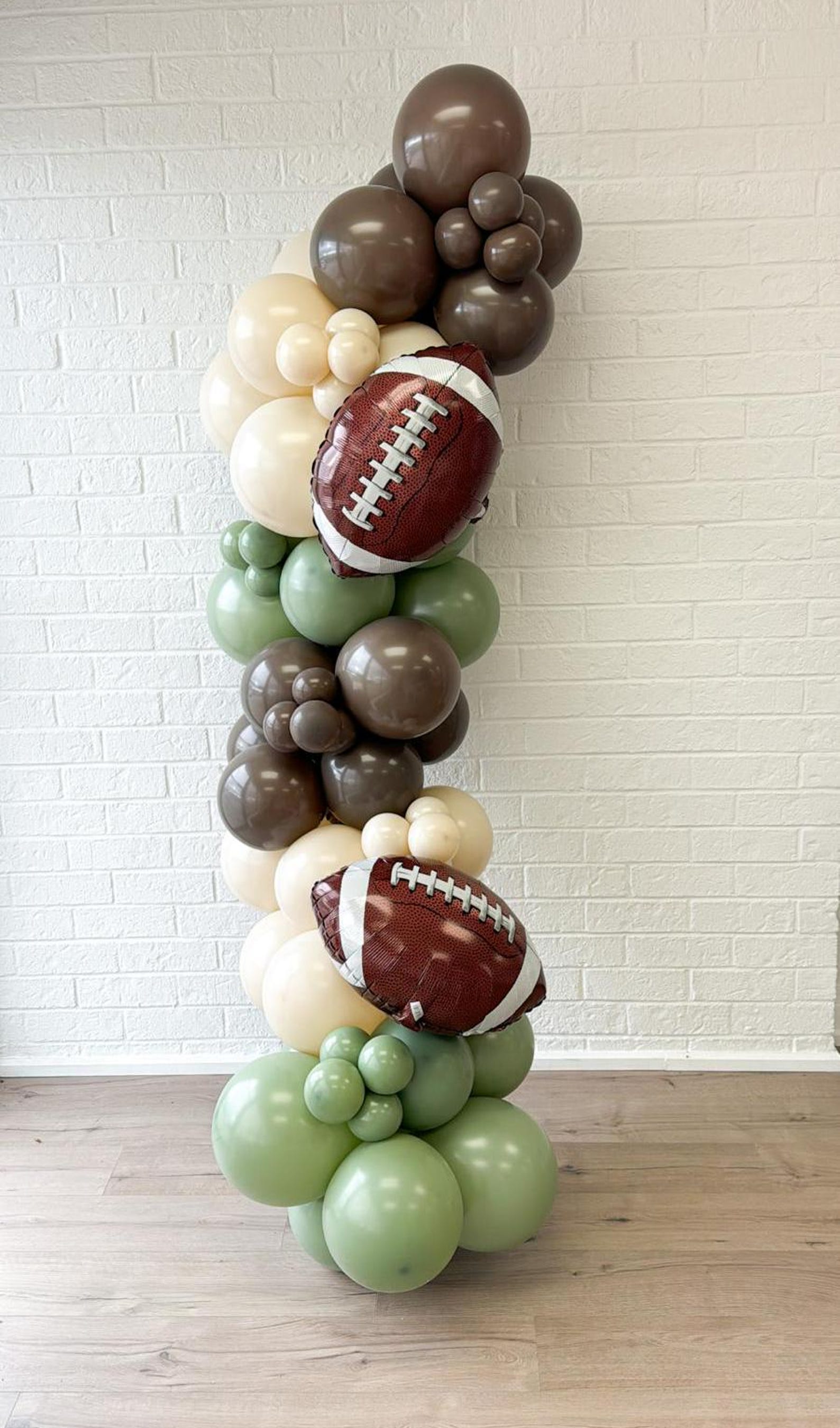 Football First Birthday Balloon Garland Kit, Birthday Arch, Sports Baby ...