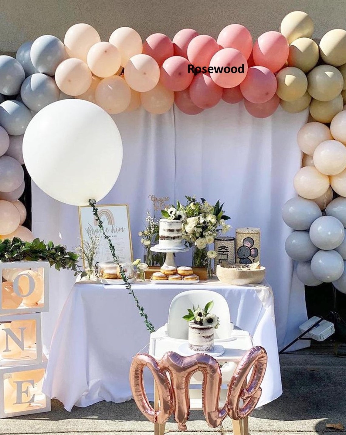 Mini Matter Biodegradable Latex Balloons Boho Colour - Etsy Canada