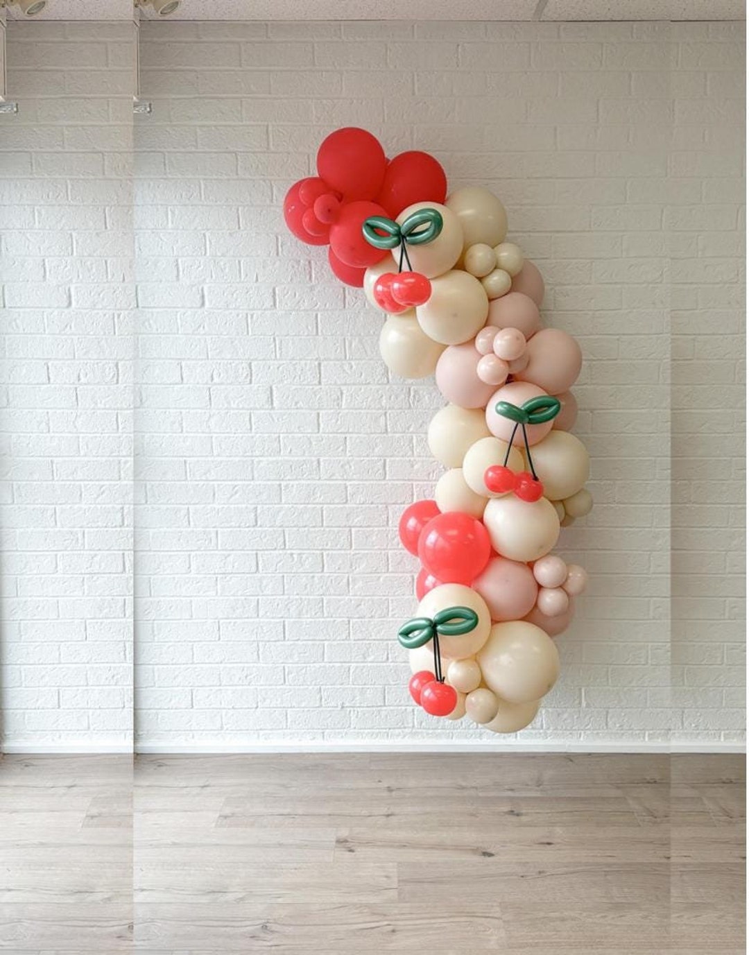 Little Cherry Girl Balloon Decor Cherry on Top Arch First Cherry ...