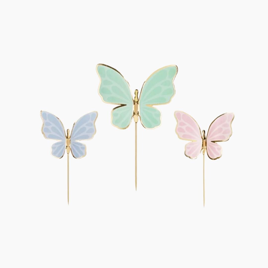 Butterfly Cake Toppers | Butterfly Cupcake Toppers | Princess Birthday ...