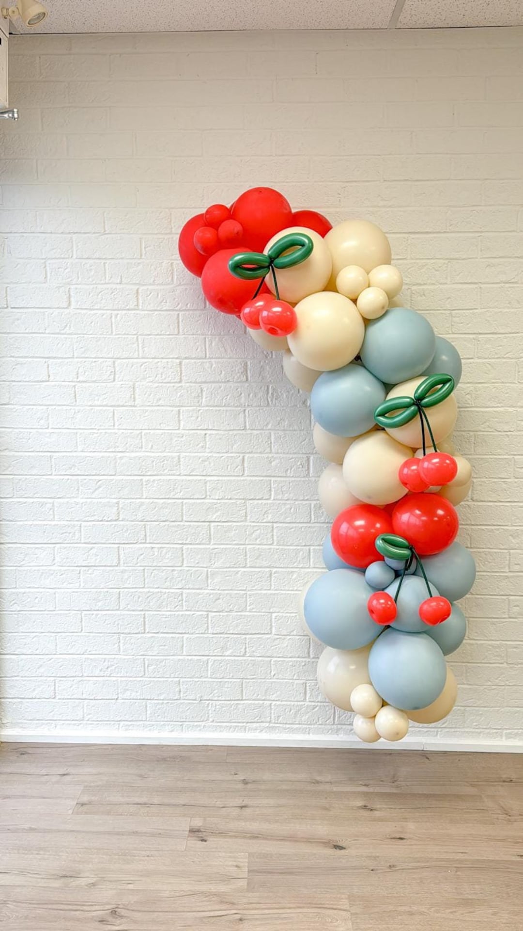 Little Cherry Boy Balloon Decor Cherry on Top Arch First Cherry Kids ...