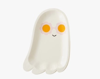 Party Cute Ghost Plates | Cute Halloween Birthday Decor | Halloween ...