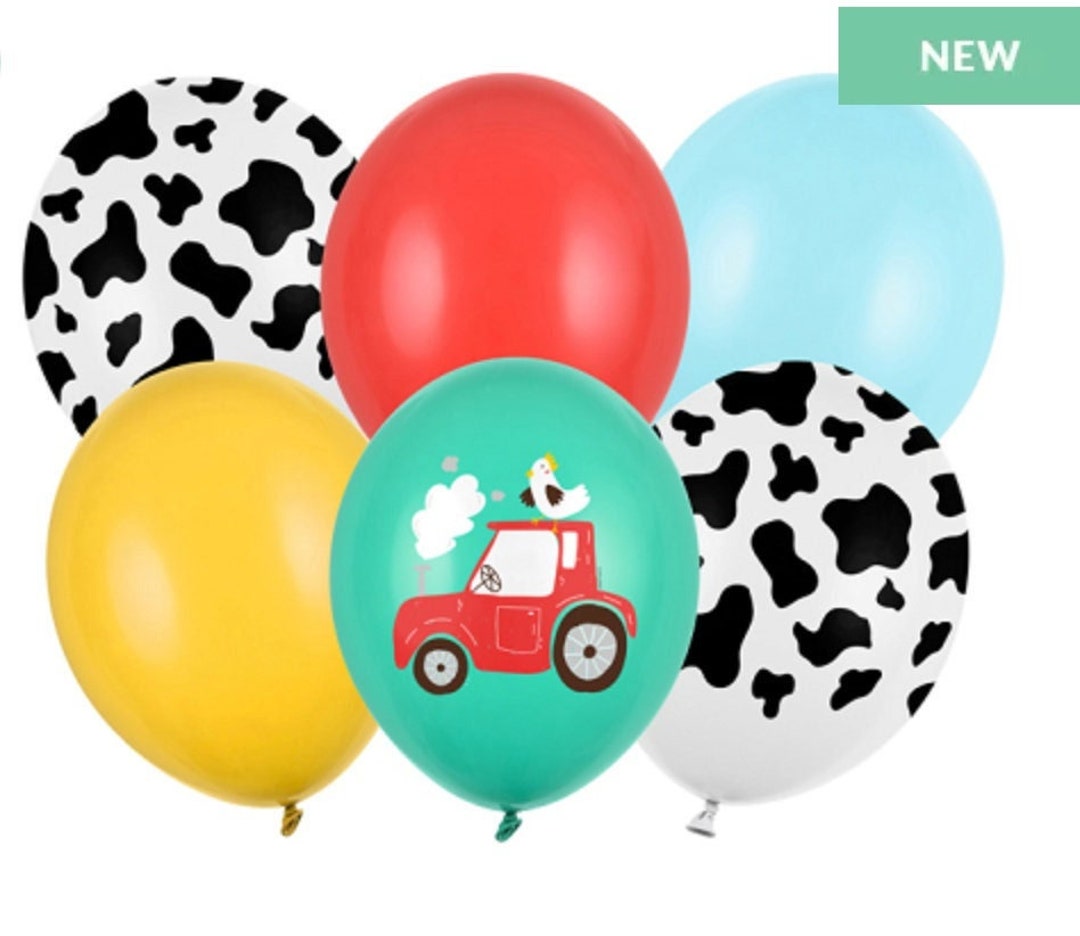 Cow Boy Balloon Set | Country Farm Animal Themed Party Balloons ...