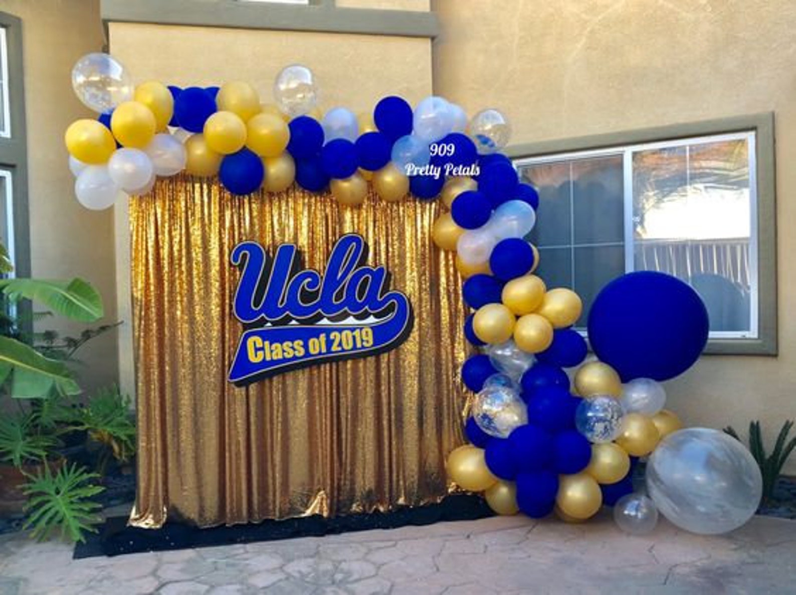 Custom Graduation Balloon Garland Kit | School Mascot Balloon Arch ...