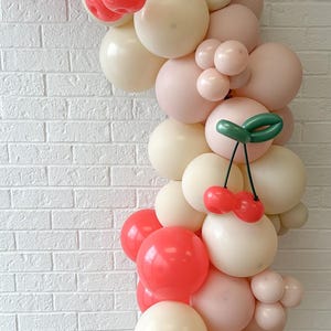 Little Cherry Girl Balloon Decor Cherry on Top Arch First Cherry ...