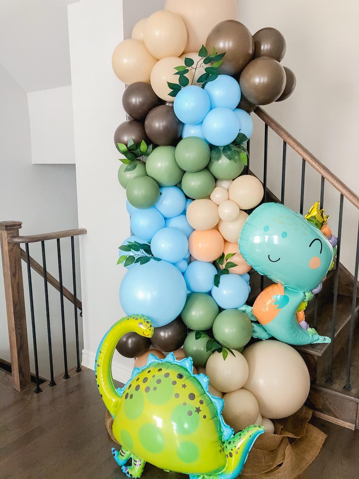 Rawr Boho Dinosaur DIY Balloon Garland Kit Three Rex Balloon - Etsy