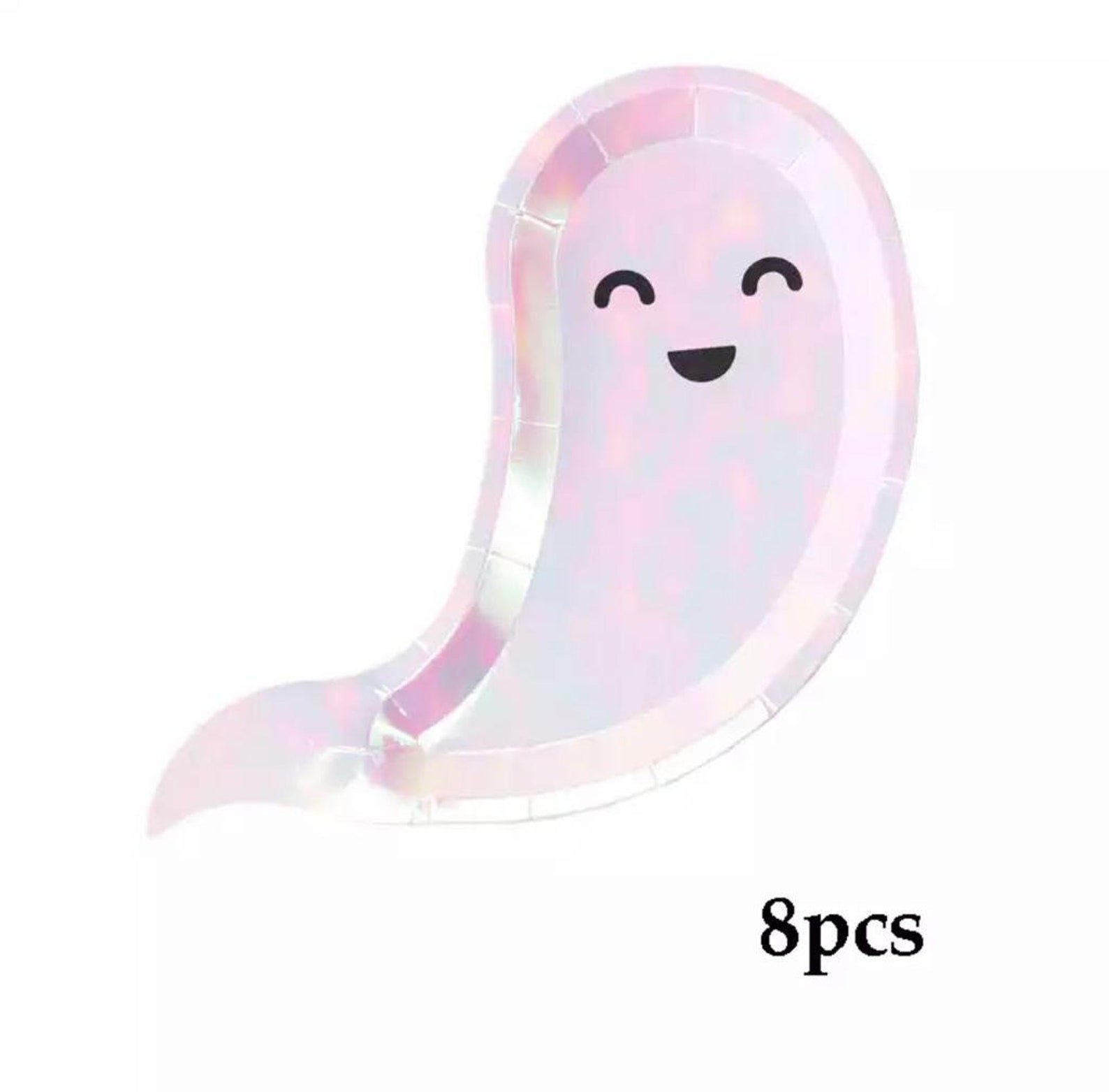 Halloween Holographic Ghost Plates Halloween Decor - Etsy