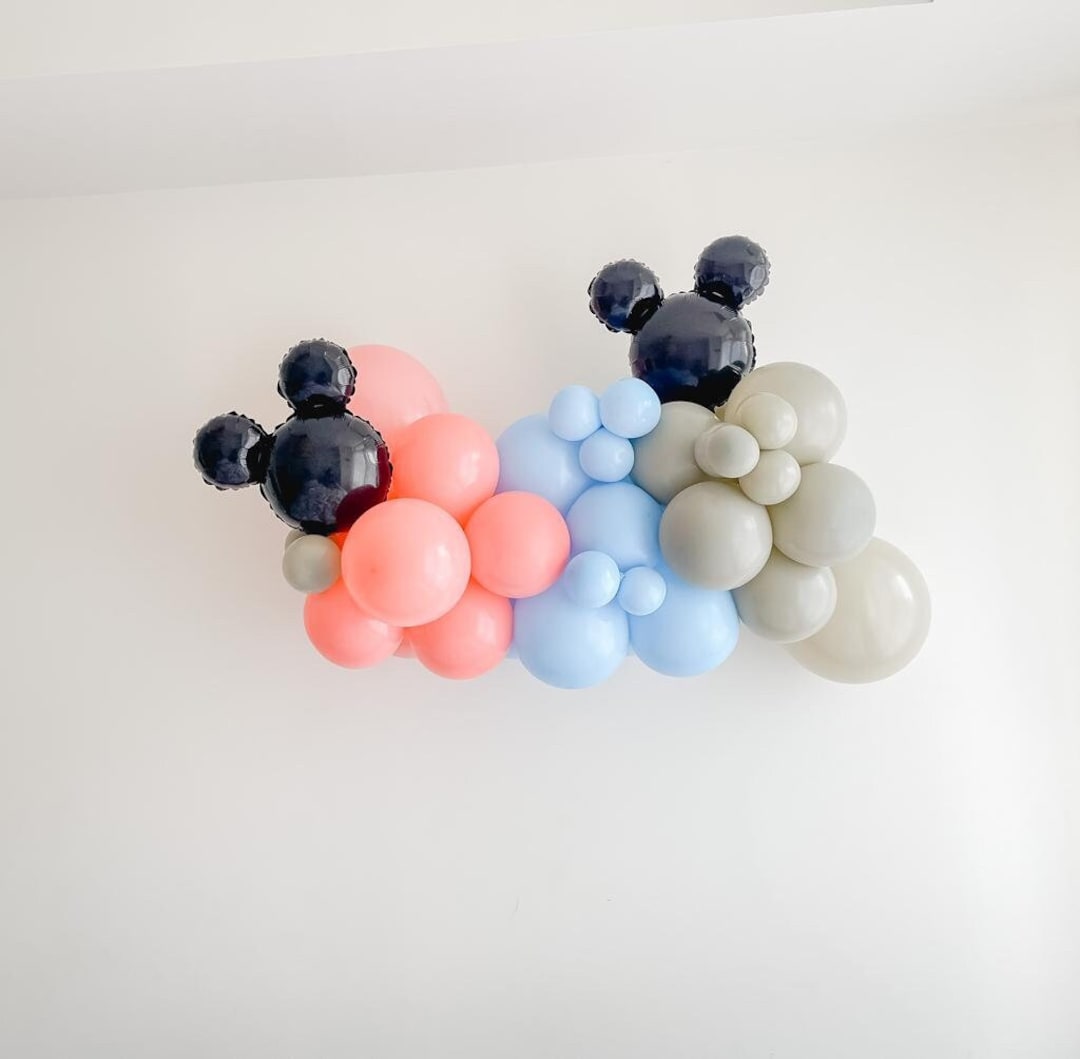 Vintage Mickey Mouse Balloon Garland Kit | 1st Birthday Decor | Disney ...