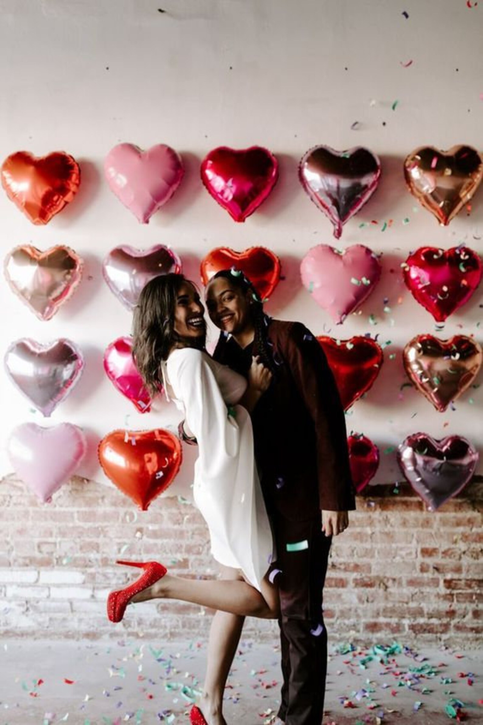 Valentine's Day Balloon Backdrop DIY Balloon Kit | Etsy