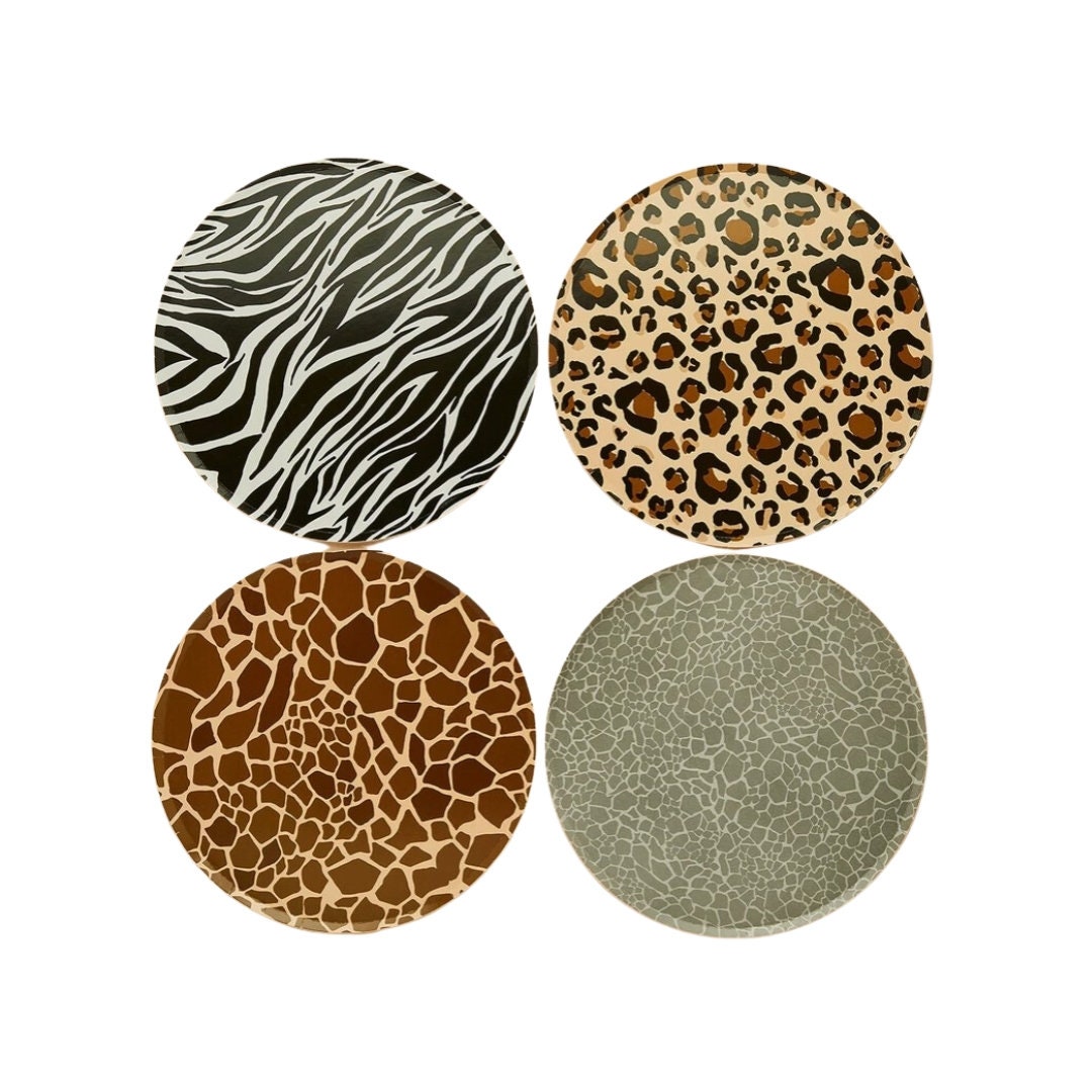 Animal Print Plates | Safari Animal Theme Party | Wild One | Jungle ...