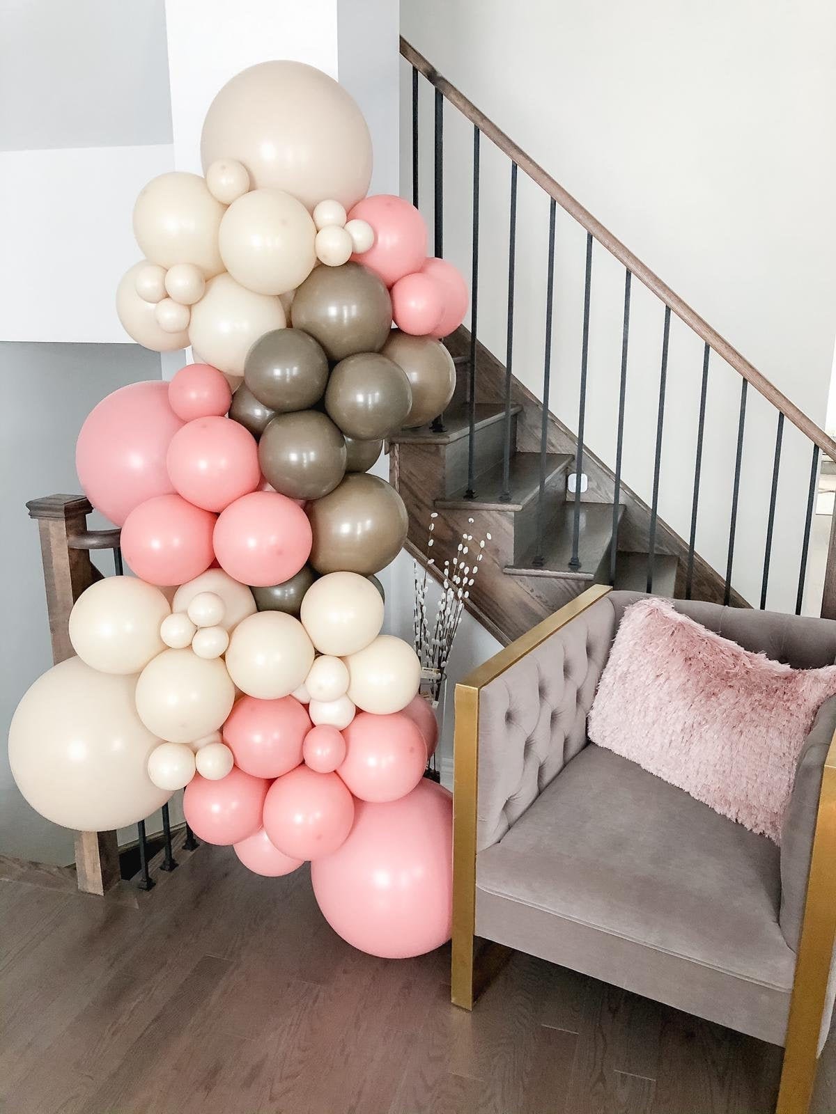 Dusty Rose Pink Boho Balloon Arch DIY Balloon Garland Kit | Etsy