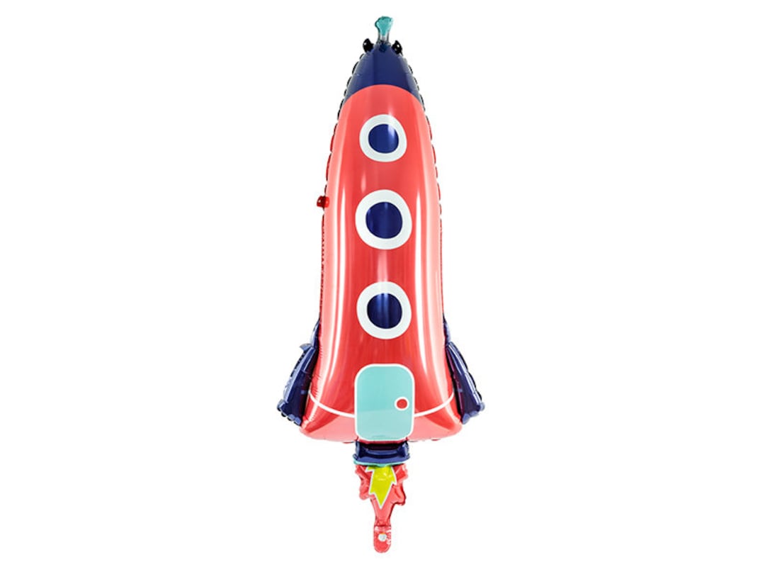 Vintage Rocket Balloon | Jumbo Foil Rocket Balloons | First Trip Around ...