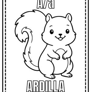 Alphabet Coloring Book | Animals ABC PDF Printable (digital Download ...