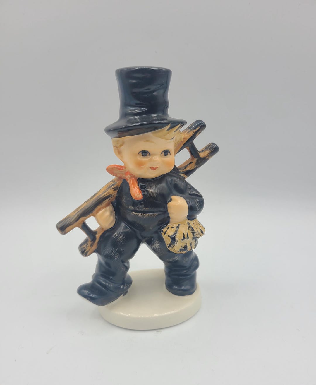 Vintage Hummel Goebel Porcelain Figurine | Chimney Sweep Ladder With ...