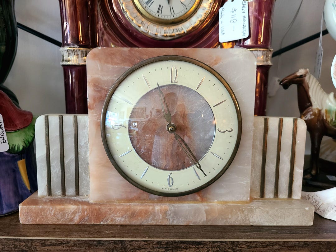Mid Century METAMEC Clock | Made in England | Mechanical 8 Day Clock ...