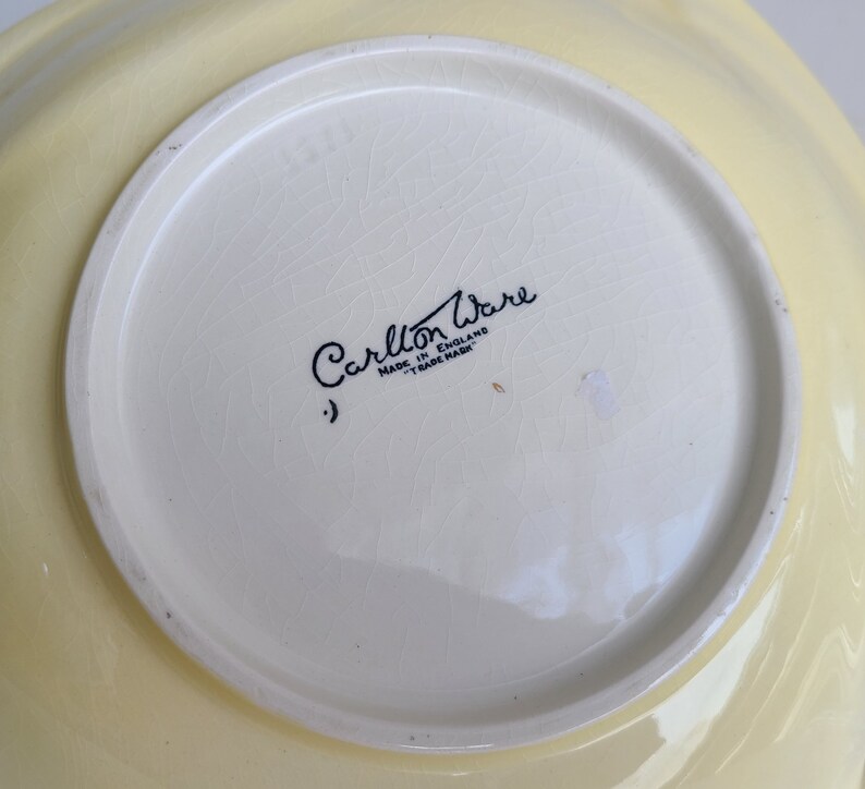 Art Deco Carlton Ware Oval Dish With Triangular Design Pattern Number ...