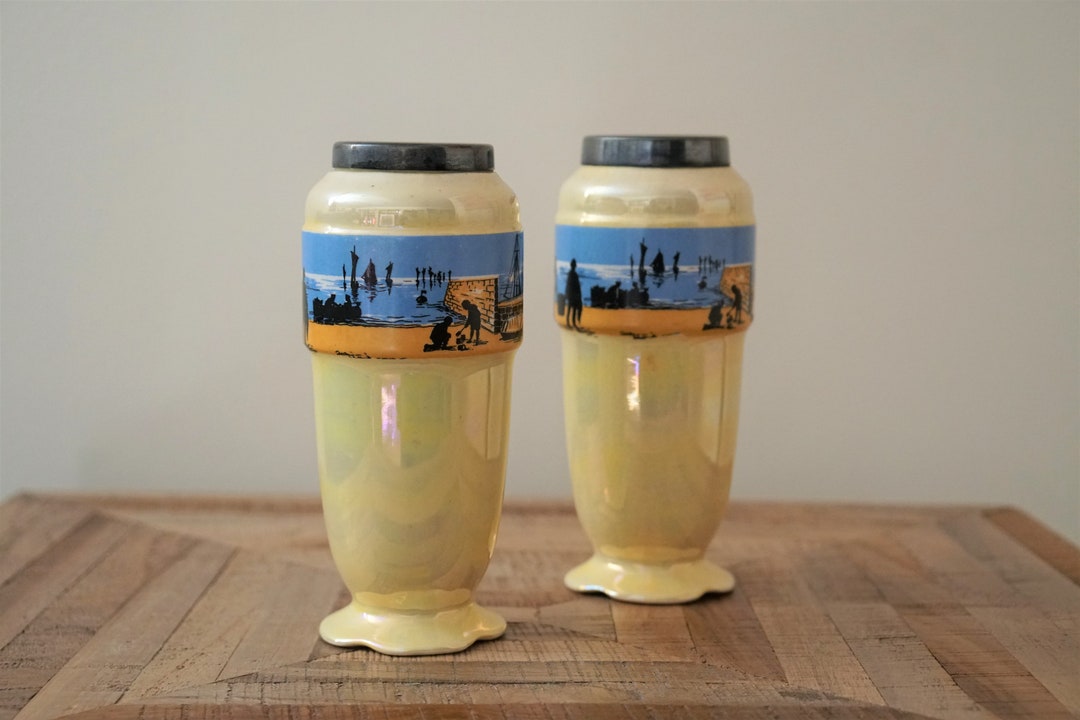 Antique Lancaster & Sons, Hanley Pottery Lusterware Vase - Etsy