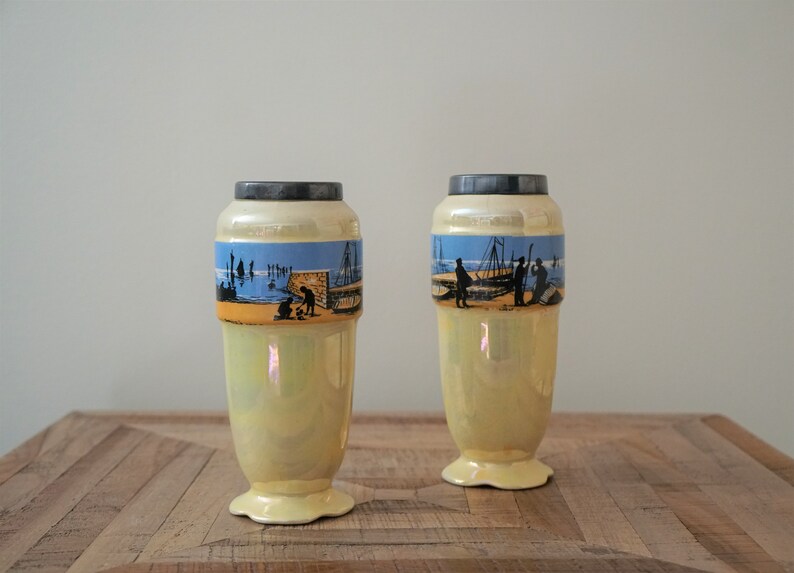 Antique Lancaster & Sons, Hanley Pottery Lusterware Vase - Etsy