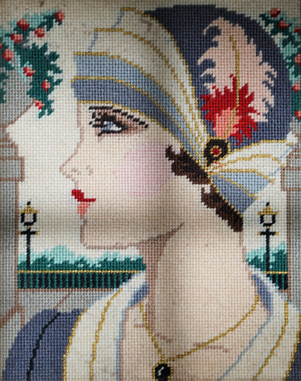 Vintage Framed Needlepoint Artwork Professionally Framed | Etsy