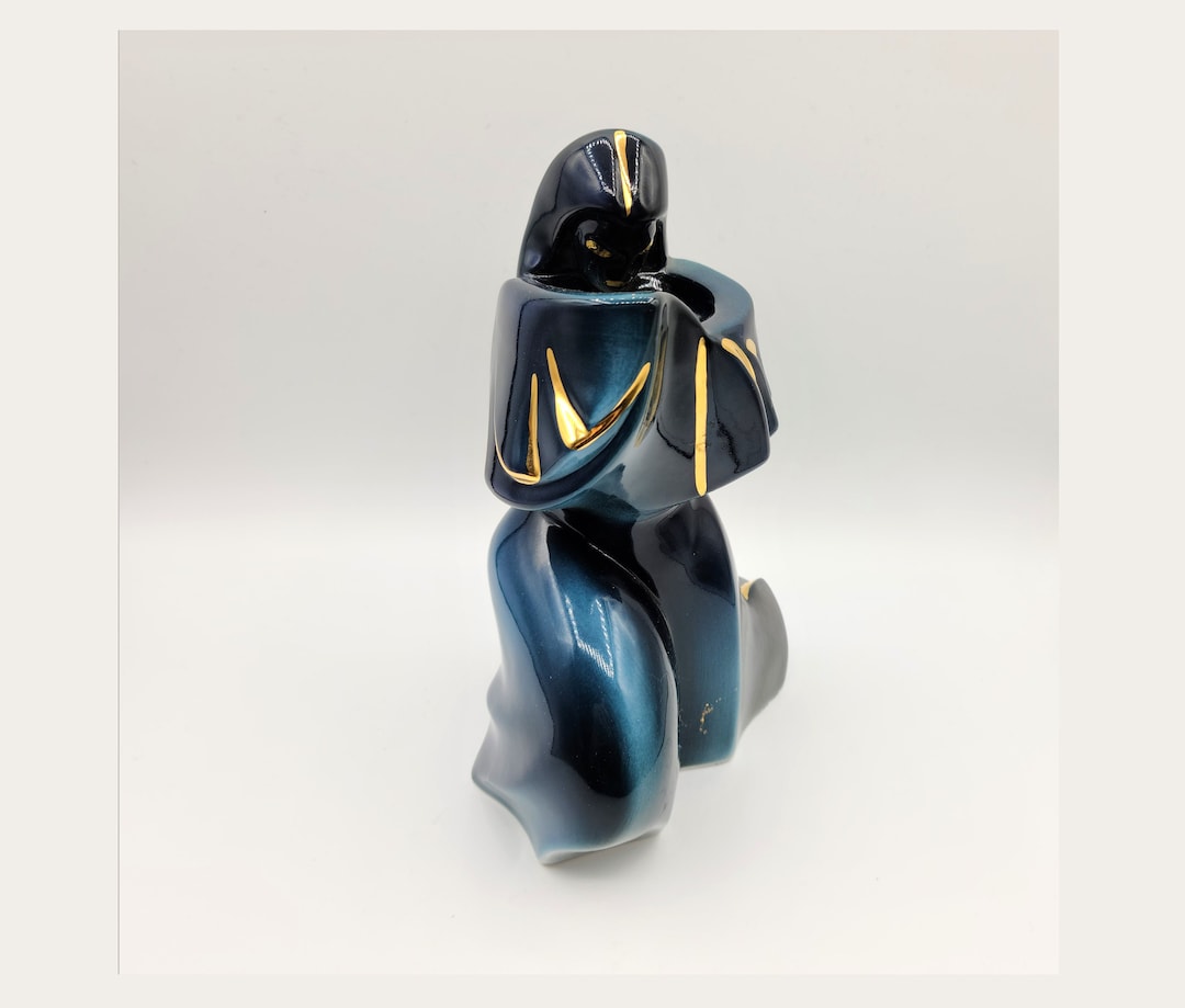 Vintage Apulum Lucru Manual Porcelain Figurine Vase ~ Art Deco Style ...