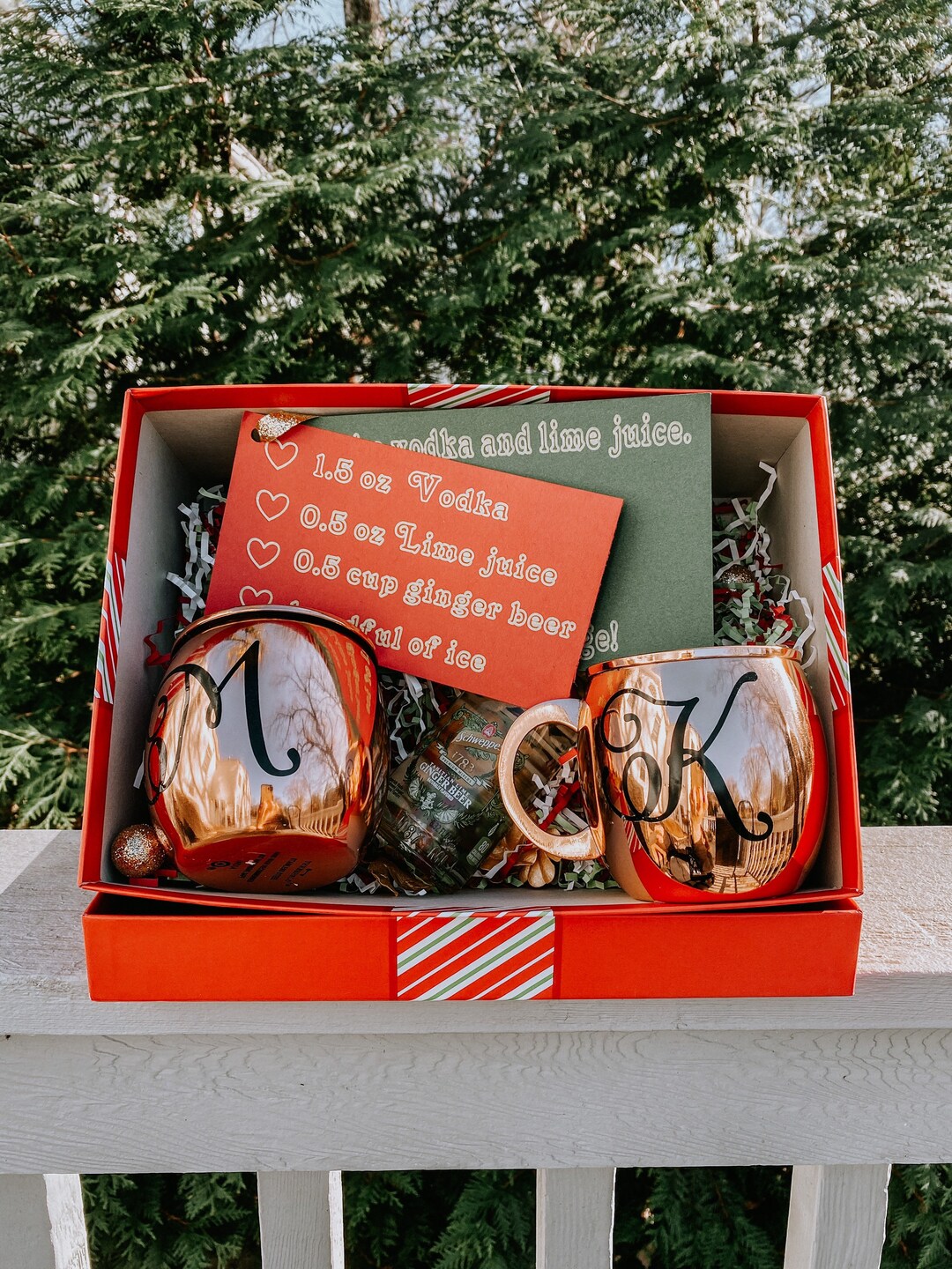 Moscow Mule Gift Box-double Mug - Etsy