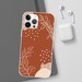 Minimalist Boho Spots and Leafs Earth Tones Phone Case Design - Etsy
