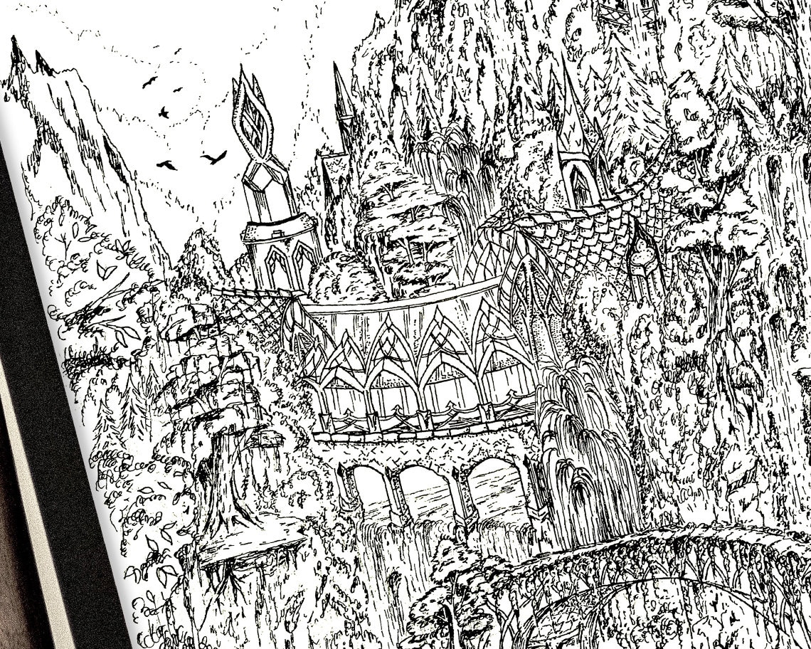 LOTR Poster, Imladris, Rivendell - Instant Download, Printable LOTR Art ...