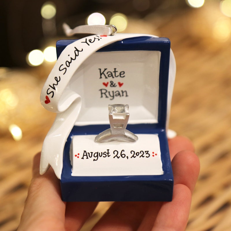 Engagement Ornament - Etsy