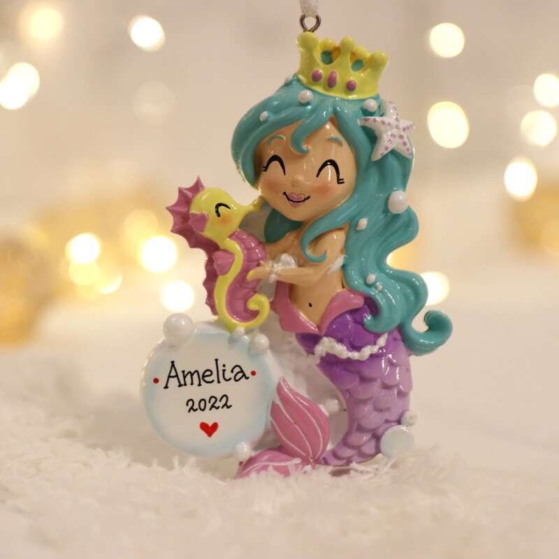Mermaid Ornament - Etsy