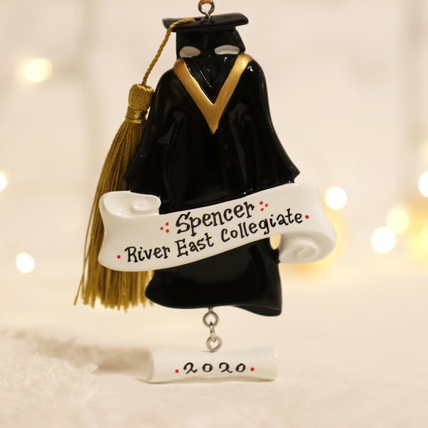 Personalized Christmas Ornament Graduation - Etsy
