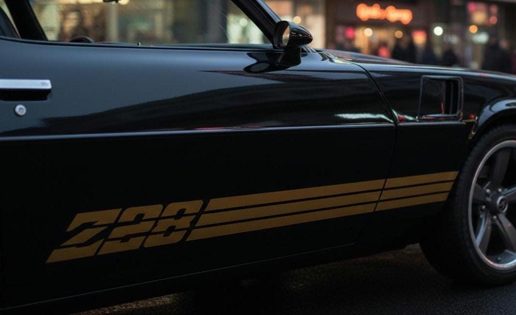 Z28 Stripe Fits: 1980 1981 Chevrolet Camaro Graphic Decals Kit on 3M ...