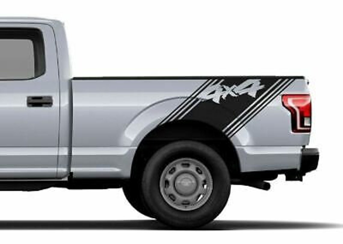 Truck Bed 4x4 Fade 3M Vinyl Sticker Graphic Decals Stripe Ford | Etsy