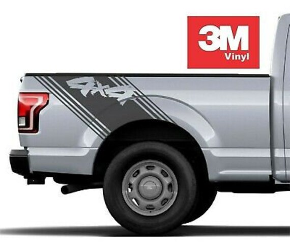 Truck Bed 4x4 Fade 3M Vinyl Sticker Graphic Decals Stripe Ford | Etsy
