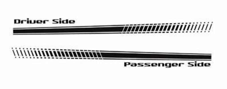 Strobe Rocker Stripe 3M Vinyl Sticker Graphic Decal 2017 Chevy Colorado ...