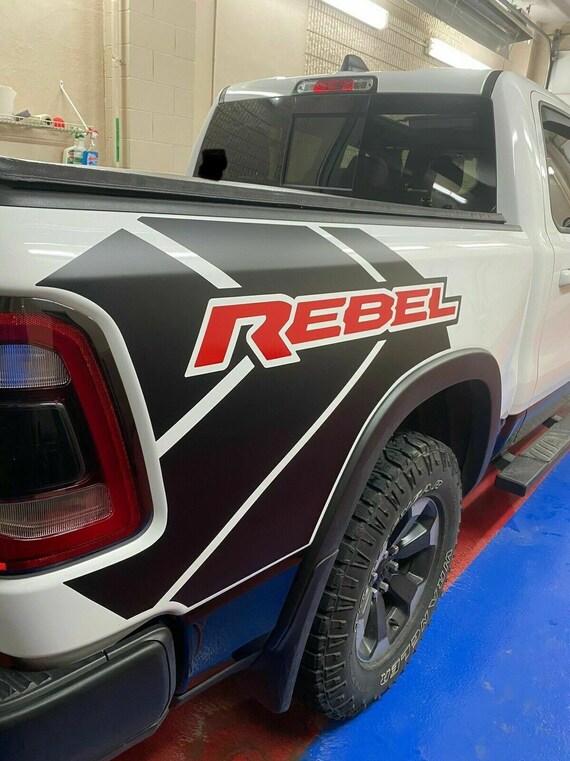 Rebel Stripe Fits 2019 2022 Ram Rebel 4x4 Graphic Decal 3M | Etsy