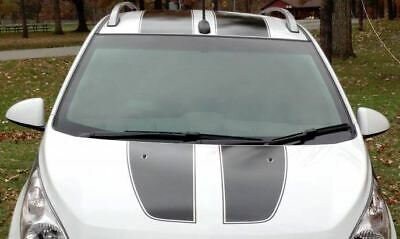 Chevy Spark 2013-2015 Rally Hood Roof Racing Stripes Pro Vinyl Graphics ...