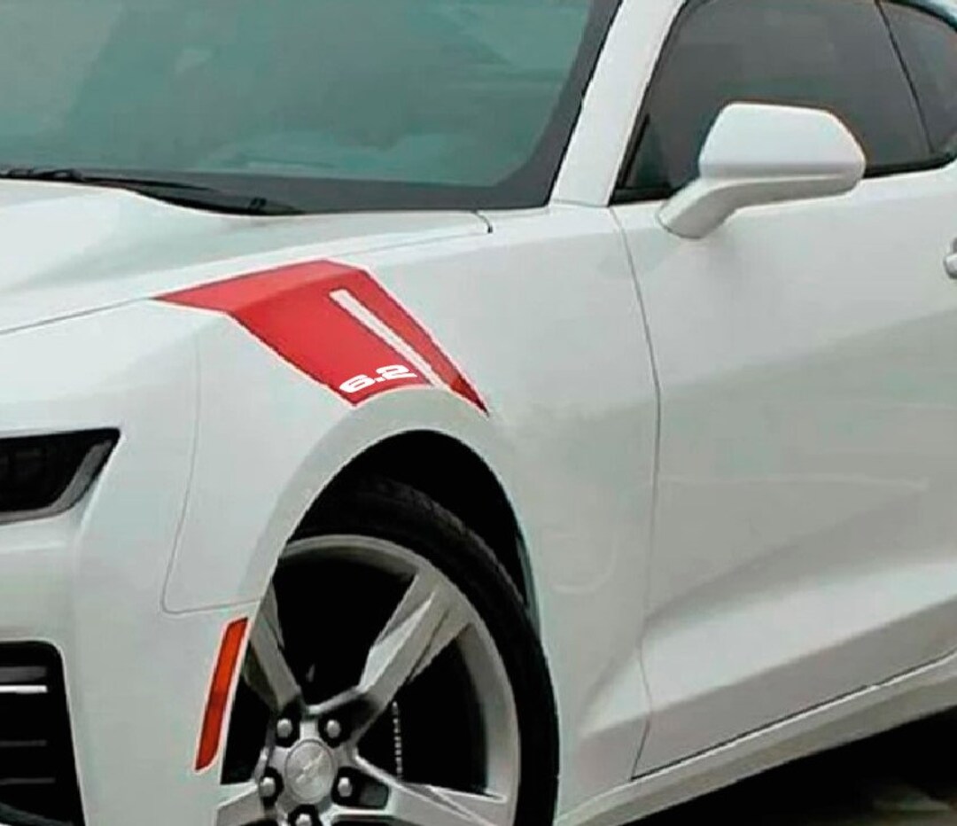 Fits 2016 2018 Camaro Fender 6.2 Hash Marks Decal Kit 6th Gen 2020 ...