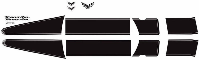 Rally Stripe Fits: 1998-2002 Trans Am Firebird Decal 30th Anniversary ...