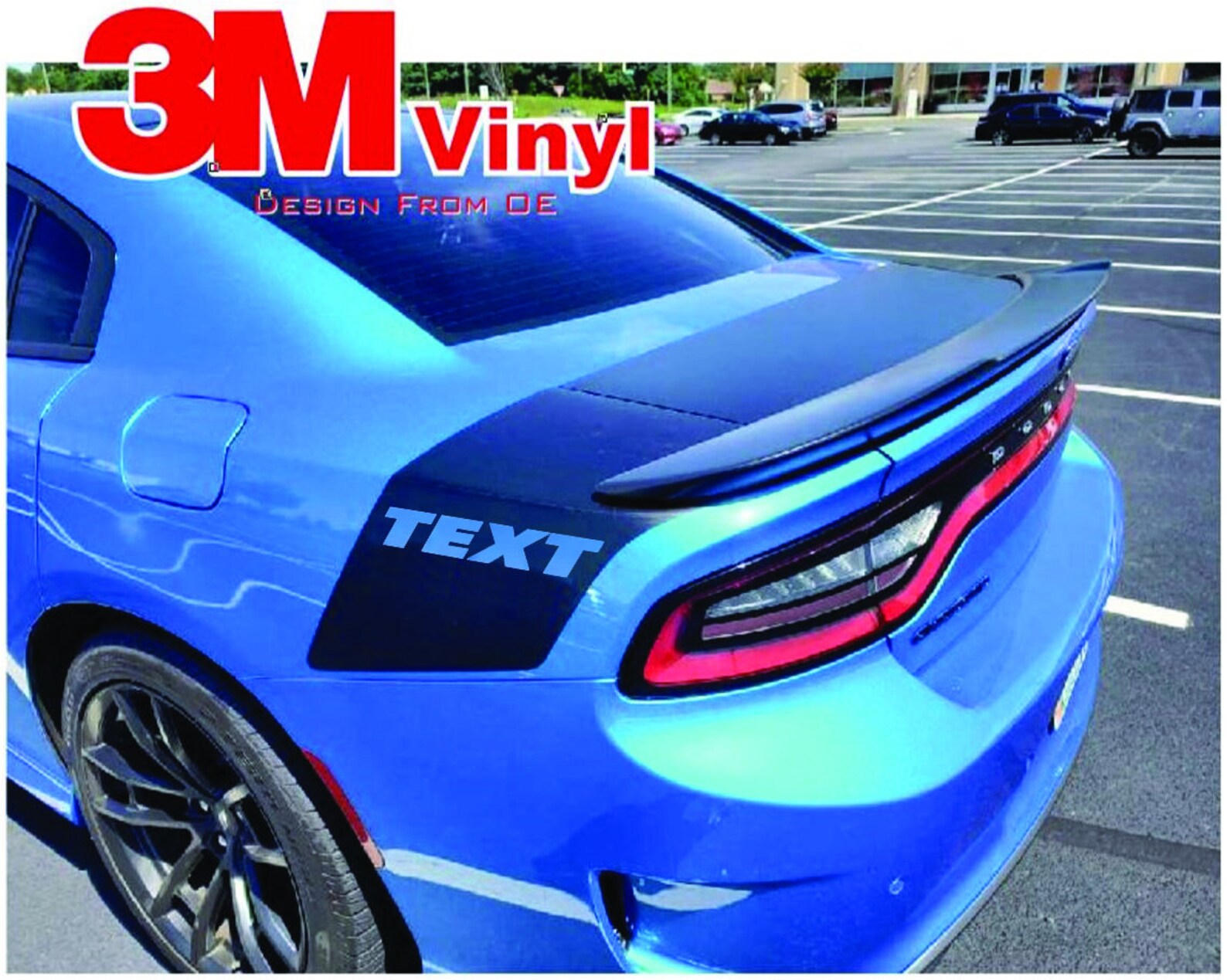 Tail Band Stripe Fits 2015-2023 Dodge Charger Trunk Graphic Decal ...