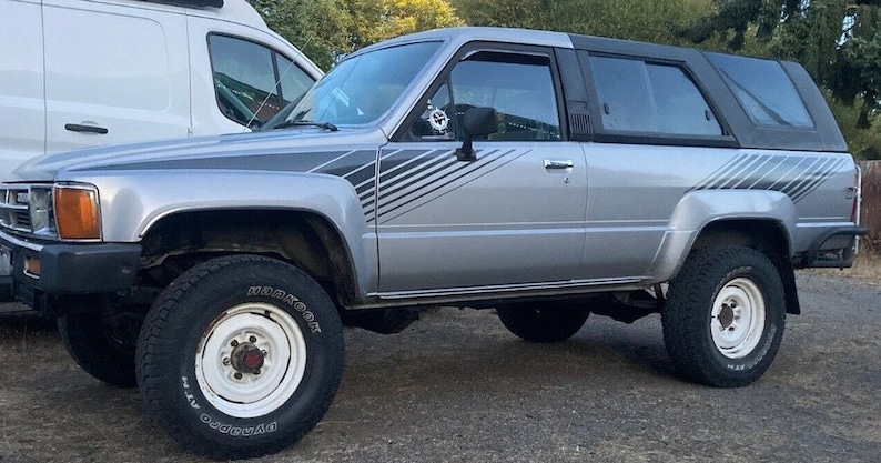 Vintage 1987 - 1988 Toyota SR5 4runner Graphics Decal Sticker 3M - Etsy