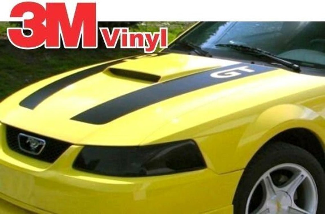 1999-04 Mustang Gt Hood Graphic Stripe Decal Sticker 3m Vinyl - Etsy