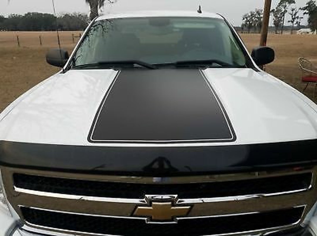 Silverado Chevrolet Hood Tailgate Stripe 2007-2013 Decal Sticker Vinyl ...