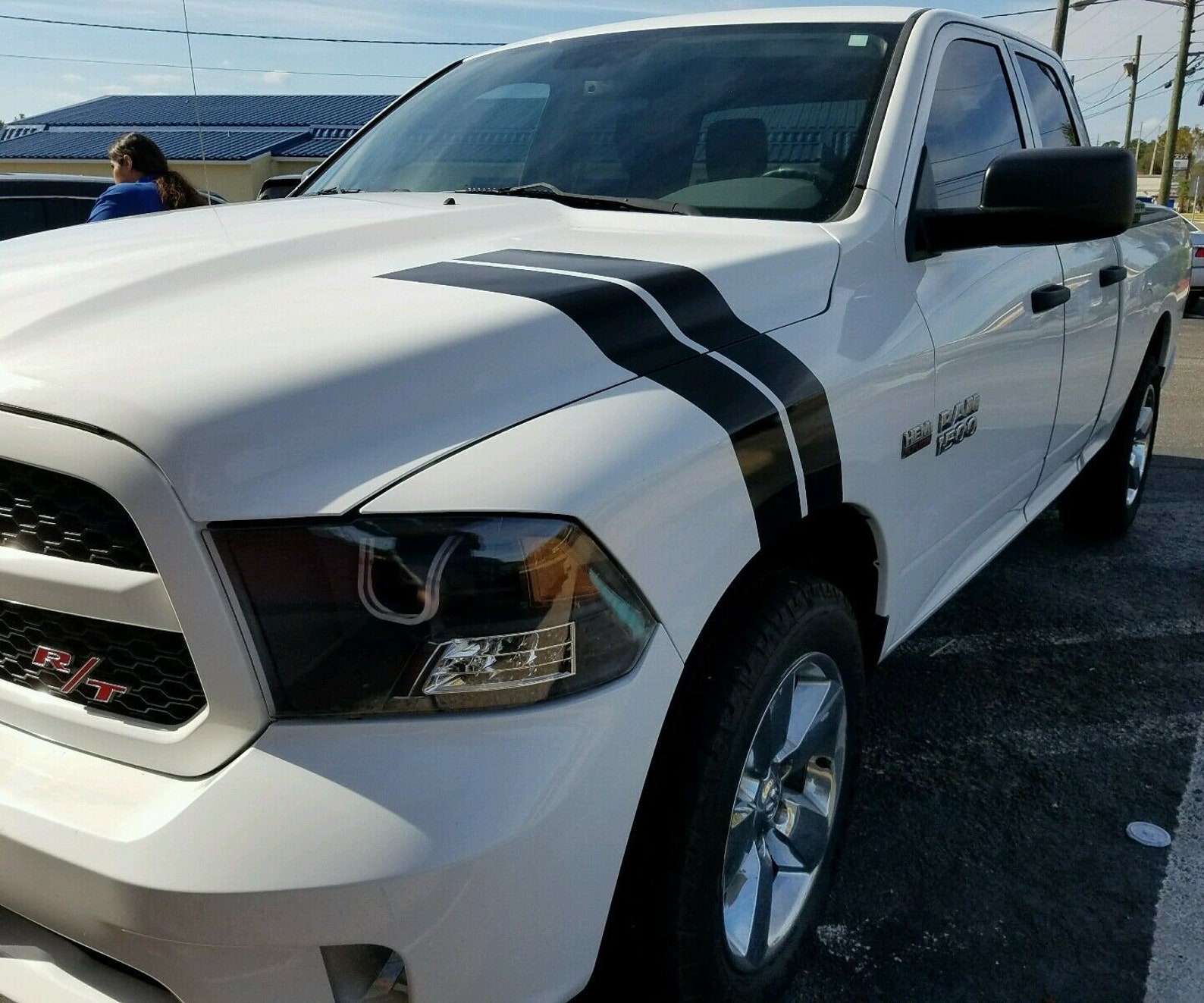 Hash Mark Stripes Fits: Dodge Ram Vinyl Decal Graphics Kit 1500 2500 ...